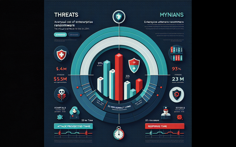 2024 Ransomware Attack Costs vs. Mynians Protection ROI - mynians